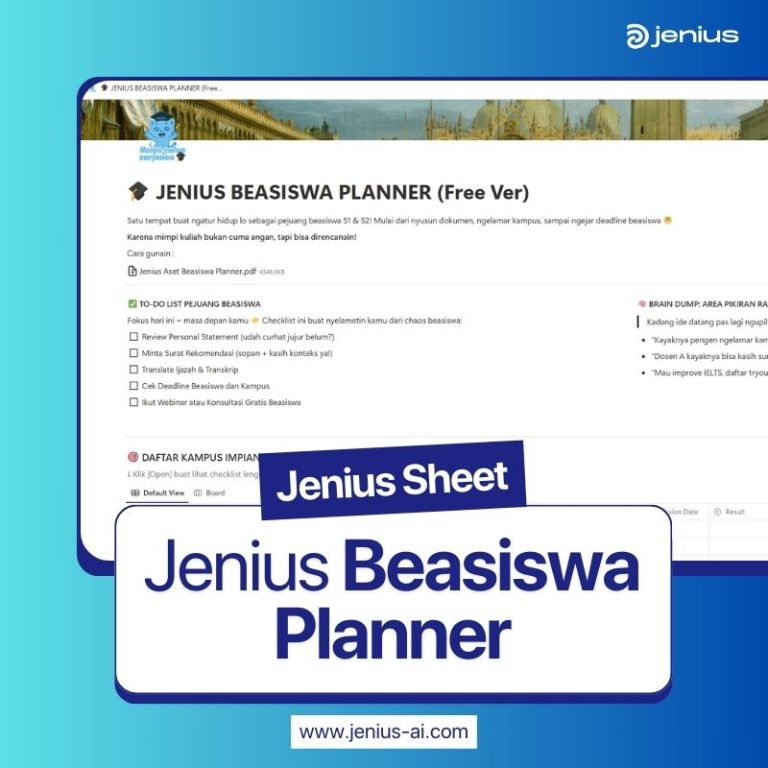 My account - Jenius AI